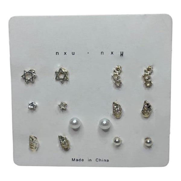 Zarcillos De Moda Diseño Mujer Trendy 7pares – DEvenezuelashop